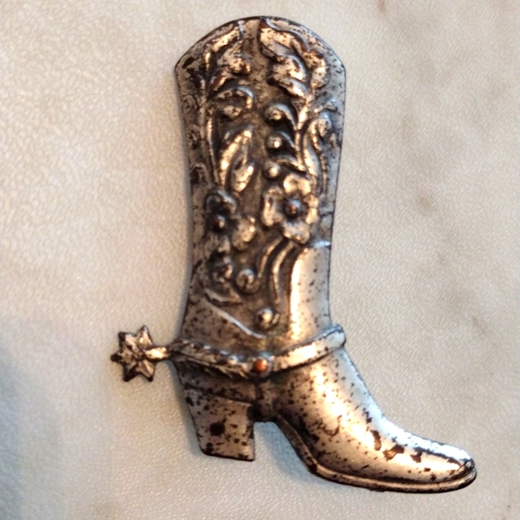 Jewelry | Vintage Cowboy Boot And Spurr Brooch | Poshmark